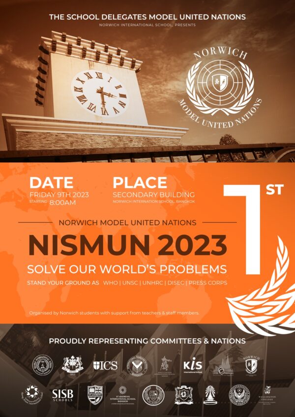 NISMUN 2023 - Norwich's 1st Model United Nations | Norwich ...