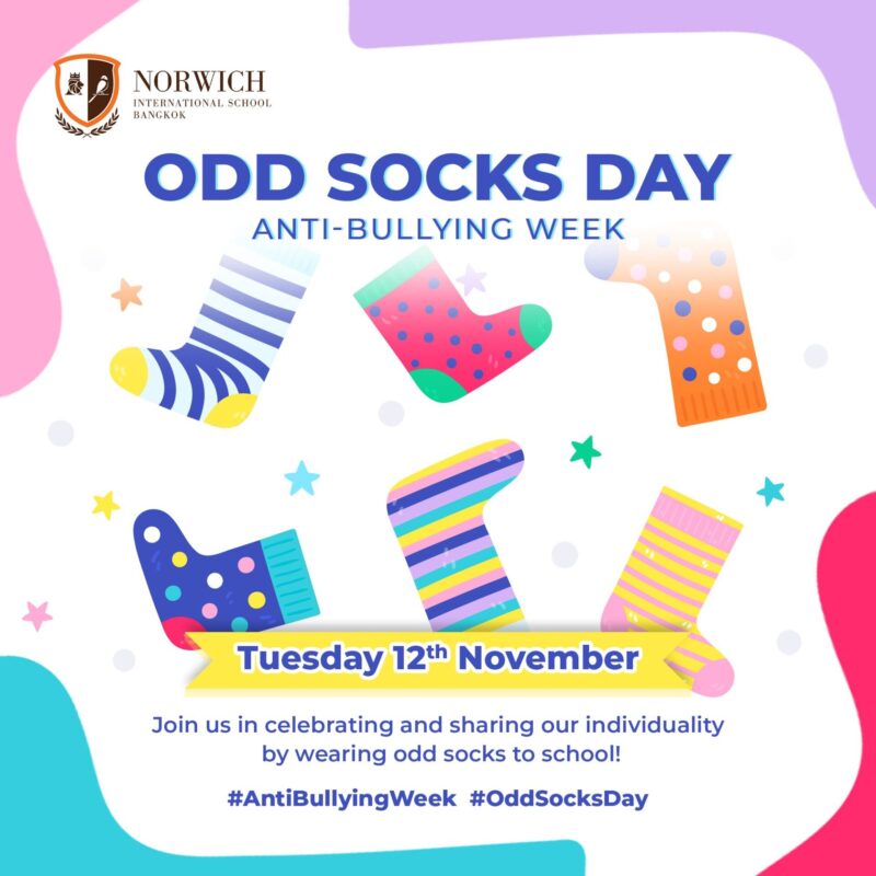 Odd Socks Day: Anti-Bullying Week | Norwich International School ...
